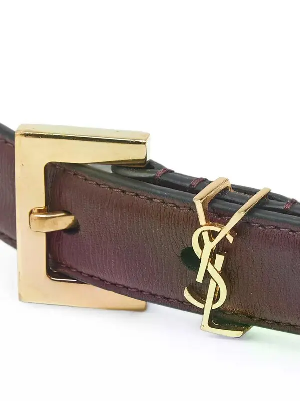 Saint Laurent Cassandre Slim Belt