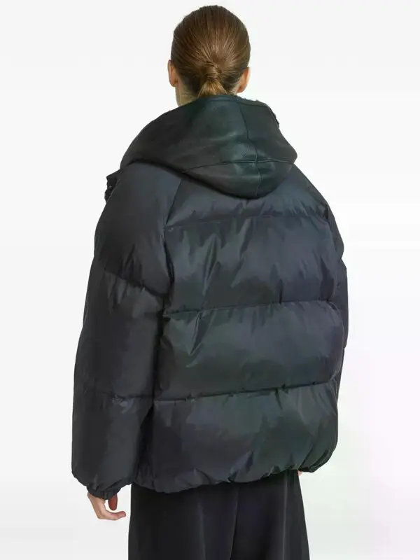 YVES SALOMON Shearling-panel Down Coat