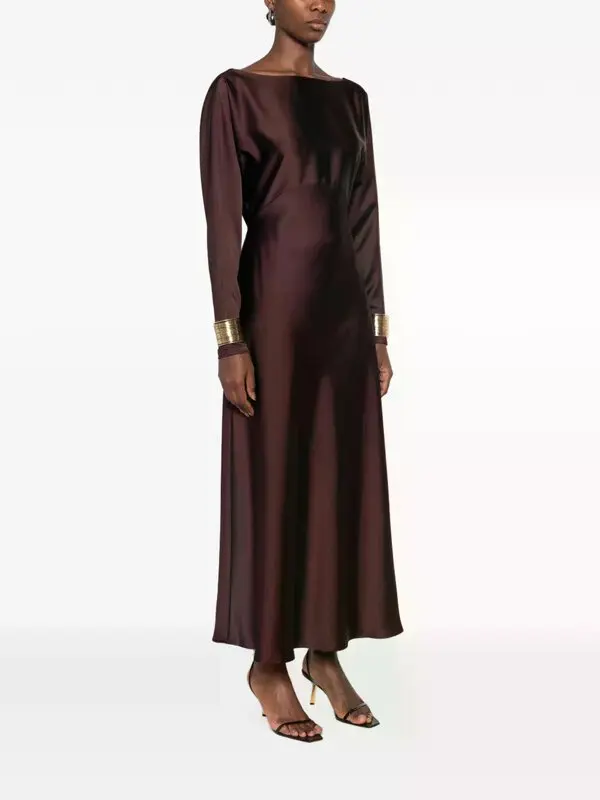 Imperial V-back Maxi Dress