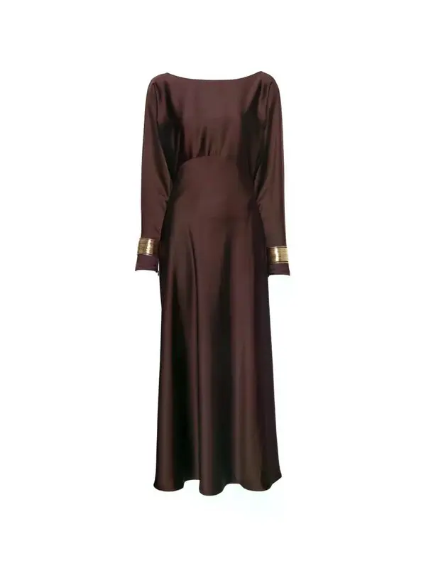 Imperial V-back Maxi Dress