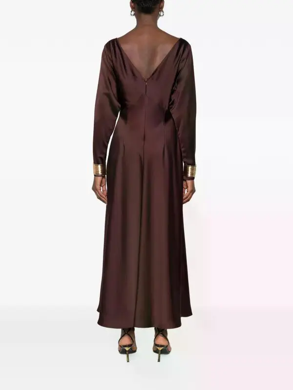 Imperial V-back Maxi Dress