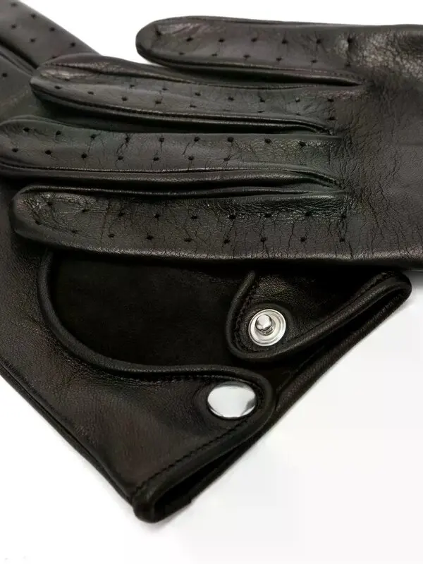 ERNEST W. BAKER Cut-out Leather Driving Gloves