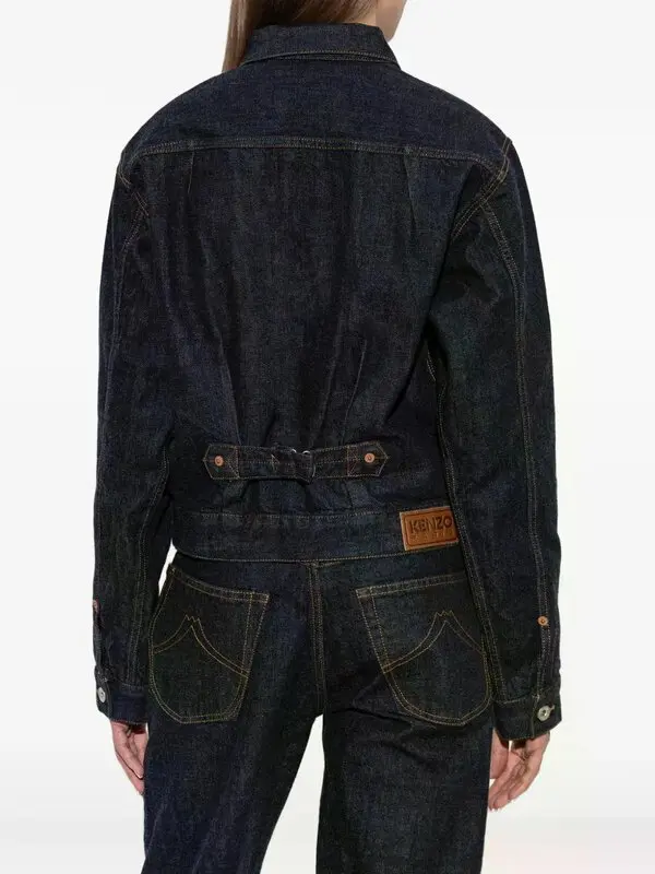 Kenzo Floral-motif Denim Jacket