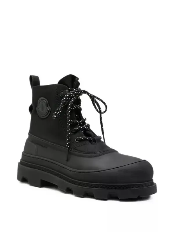 Moncler Vera Panelled Lace-up Boots