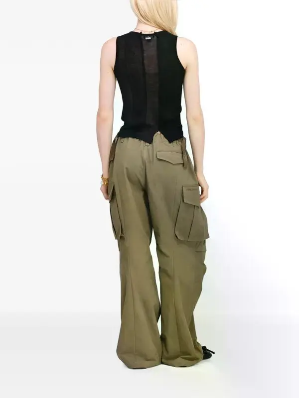 Marc Jacobs Sheer-panelled Knit Tank Top
