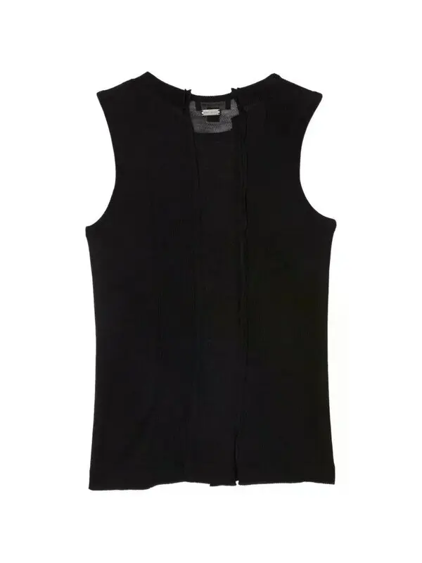 Marc Jacobs Sheer-panelled Knit Tank Top