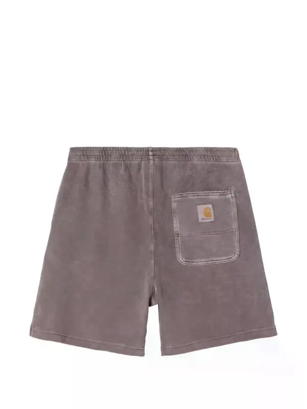 Carhartt Work In Progress Garment-dyed Logo-patch Shorts