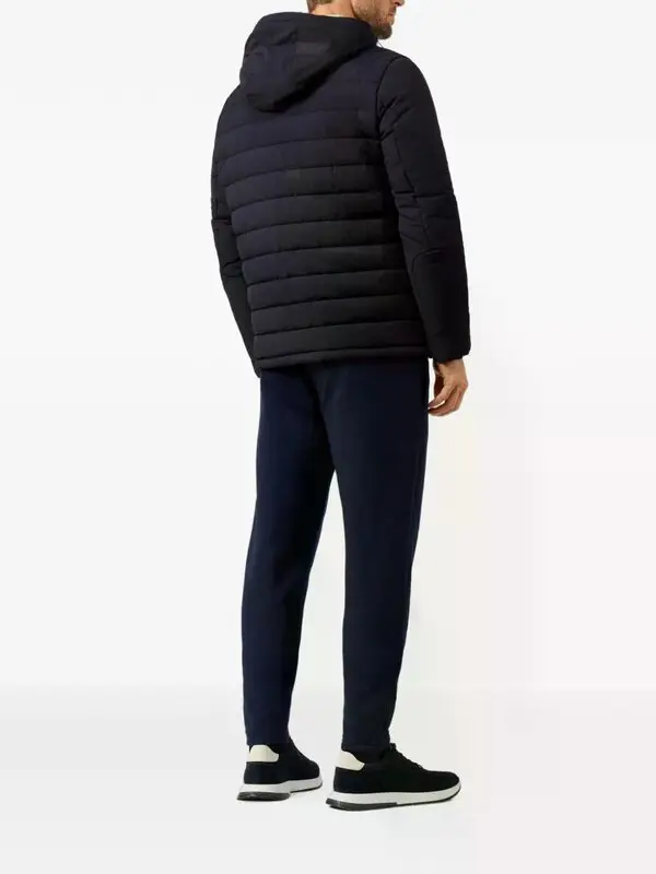 HACKETT LONDON Quilted Hooded Jacket