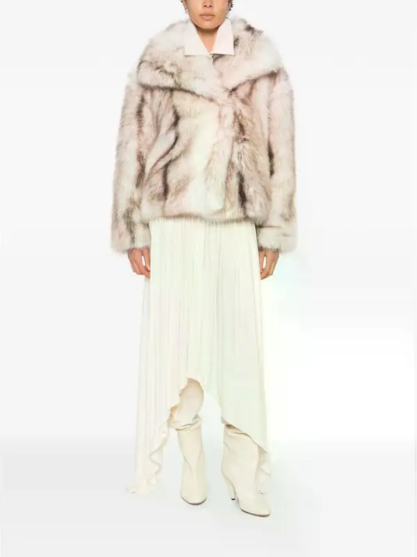 Source Unknown Harper Faux-fur Jacket - Neutrals