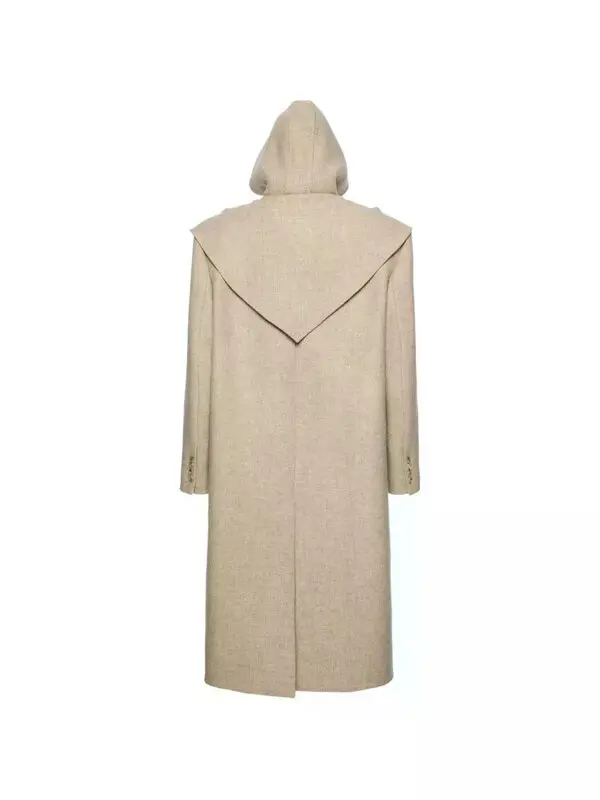 Magda Butrym Hooded Scarf-detail Coat
