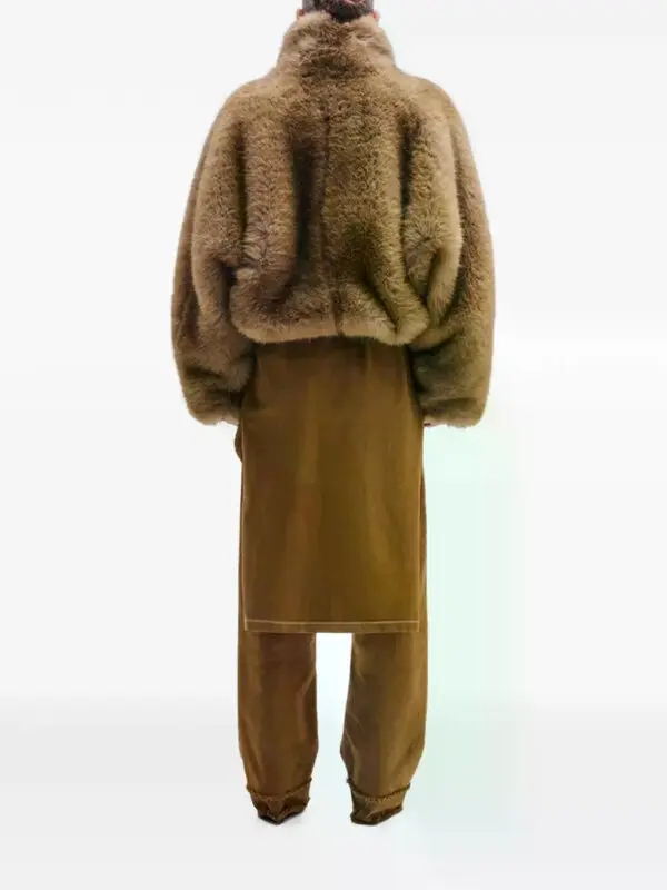 DARKPARK Celine Faux-fur Funnel-neck Jacket