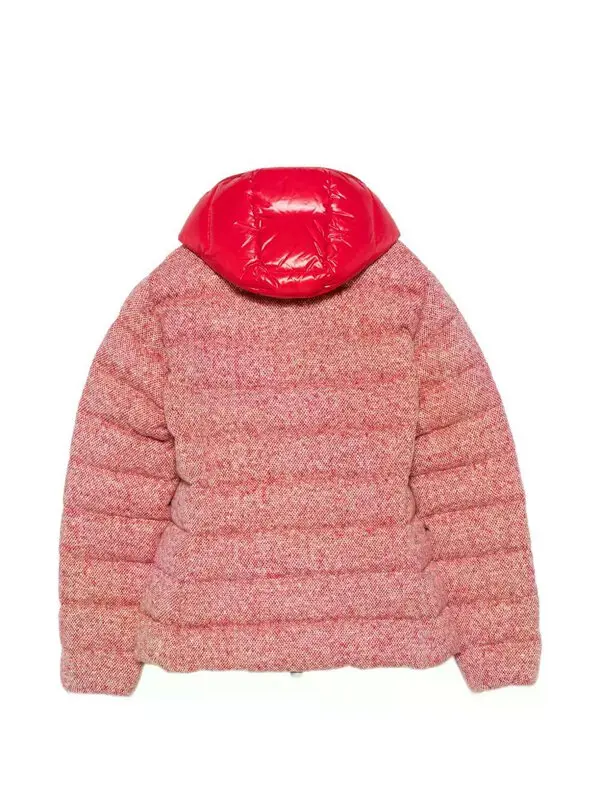 Moncler 2010s Quilted Hooded Jacket - Red