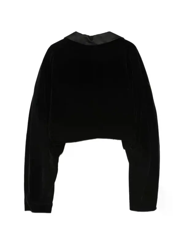 A.N.G.E.L.O. VINTAGE CULT 1980s Velvet Cropped Jacket