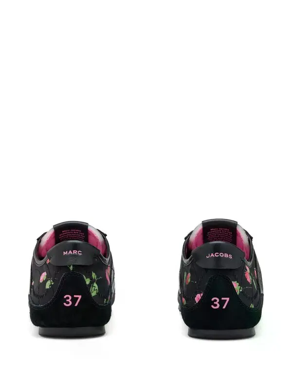 Marc Jacobs The Vintage Floral 400 Bleecker Runners - Black