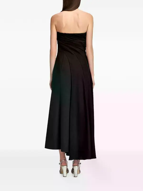 Cinq À Sept Clarisse Ruched Asymmetric Dress - Black