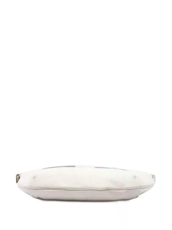 Gucci Grained Calfskin Logo Half Moon Cross Body Bag