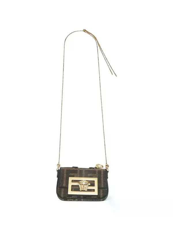 Fendi X Versace Nano Fendace Baguette Shoulder Bag