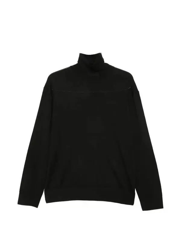 LANEUS Roll-neck Wool Sweater