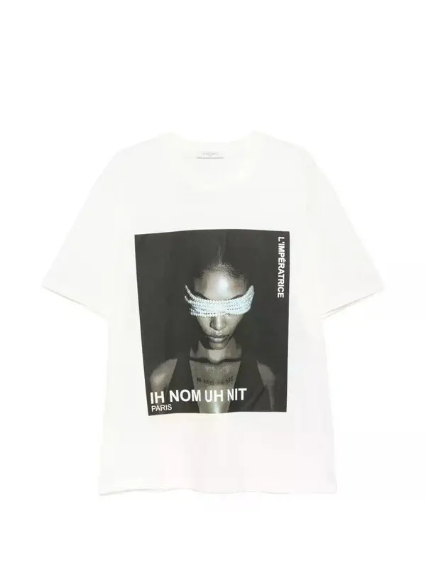 IH NOM UH NIT L'impératrice Graphic-print T-shirt - White
