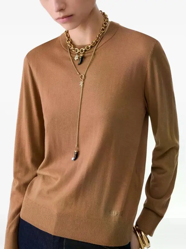 Liu Jo Poplin-detail Sweater
