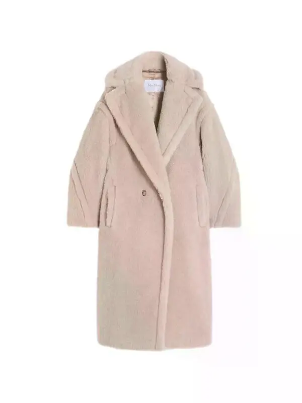 Max Mara Tedgirl Double-breasted Coat - Neutrals