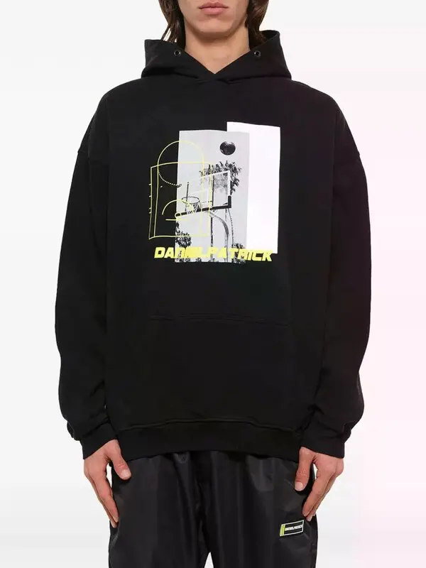 DANIEL PATRICK 94 B-ball Graphic-print Hoodie