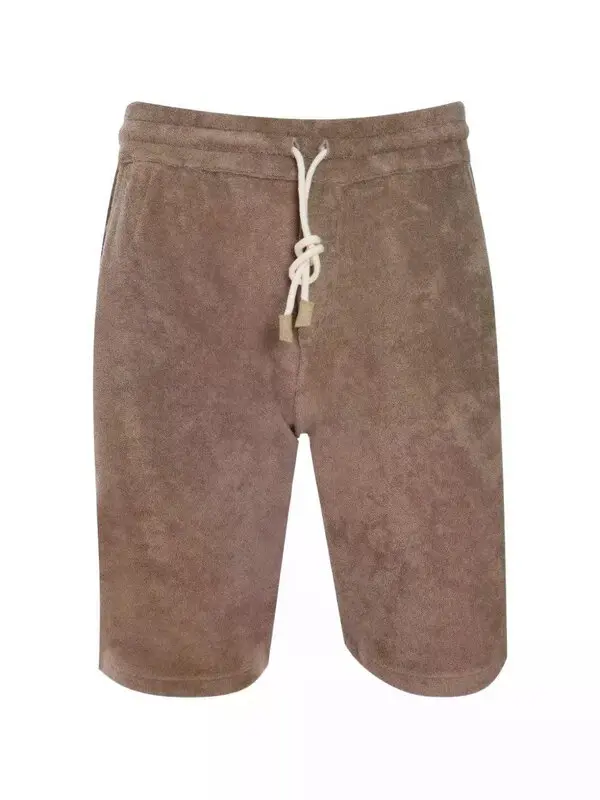 GRAN SASSO Drawstring Terry-cloth Shorts
