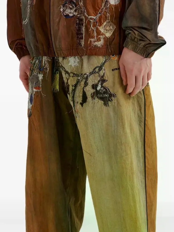 DOUBLET Embroidered Distressed Trousers