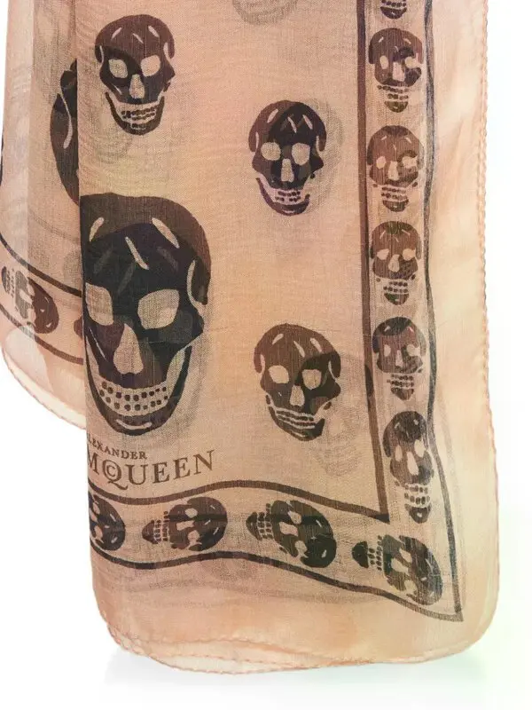 Alexander McQueen Skull Print Square Scarf