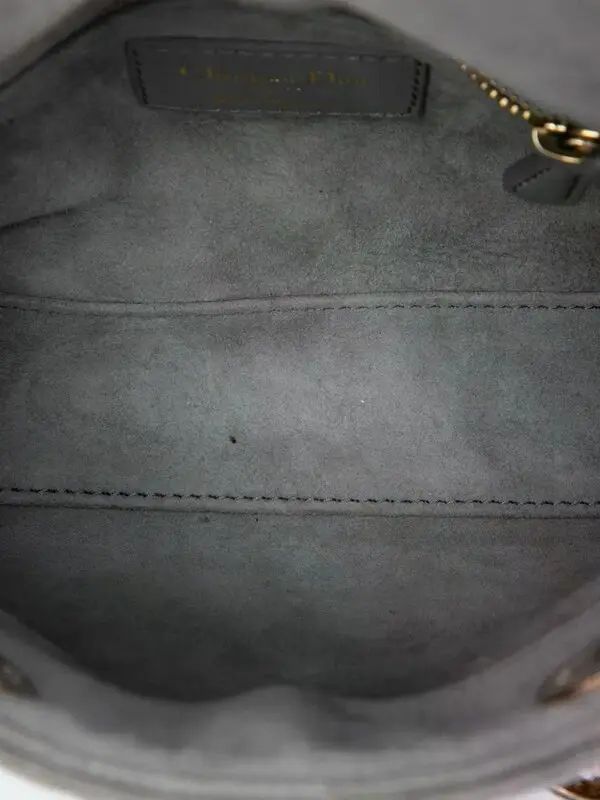 Dior Velvet Cannage Lady Satchel