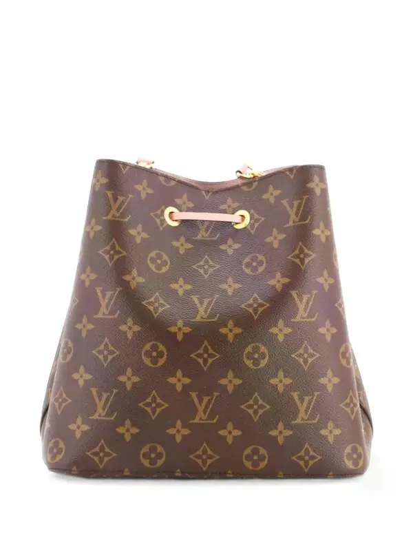 LOUIS VUITTON Neonoe Handbag Monogram Canvas With Leather Mm Bucket Bag