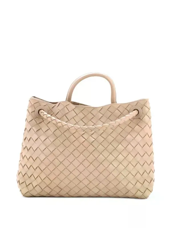 Bottega Veneta Intrecciato Nappa Satchel - Neutrals