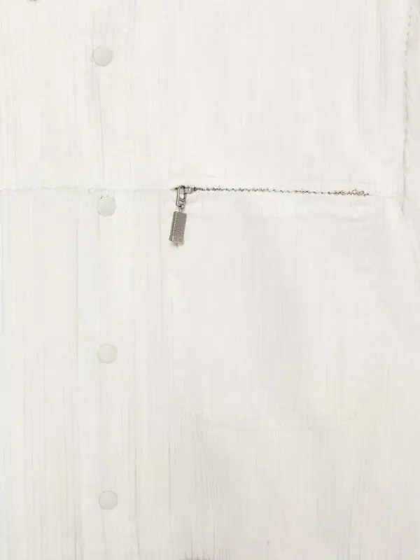 Aspesi Corduroy Zip-pocket Shirt