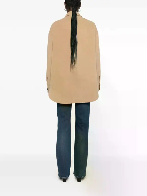 Closed Button-up Shirt Jacket