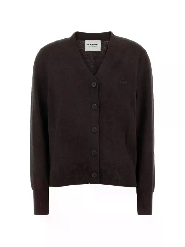 MARANT ETOILE Logo-patch V-neck Cardigan