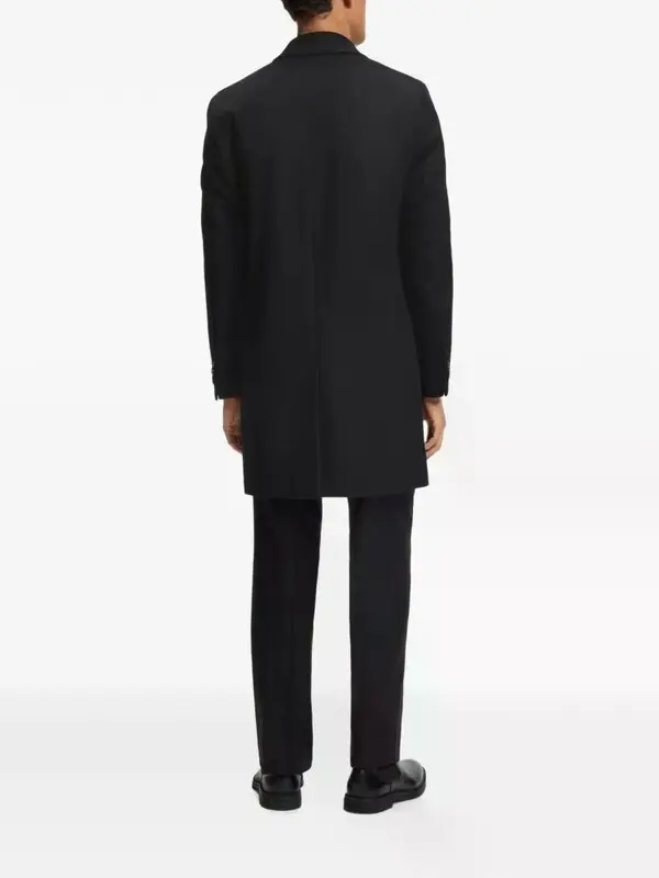 BOSS Slim-fit Formal Coat In Wool With Cashmere