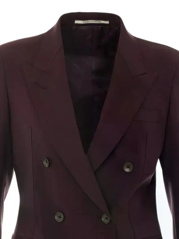 Tagliatore Double-breasted Peak-lapels Jacket