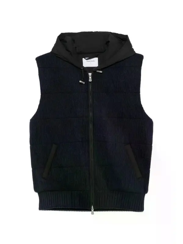 GRAN SASSO Quilted Hooded Gilet