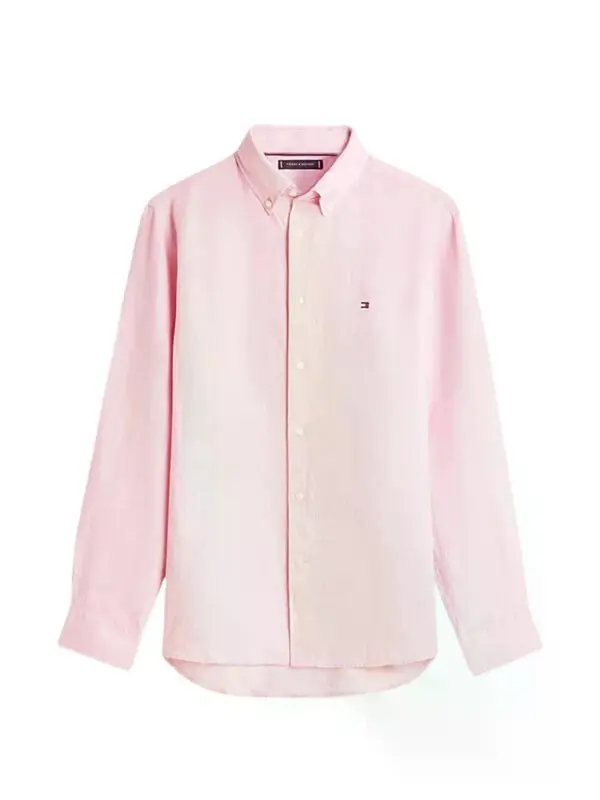 Tommy Hilfiger Pigment-dyed Button-down Shirt - Pink