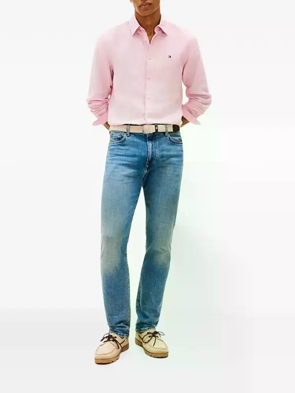 Tommy Hilfiger Pigment-dyed Button-down Shirt - Pink