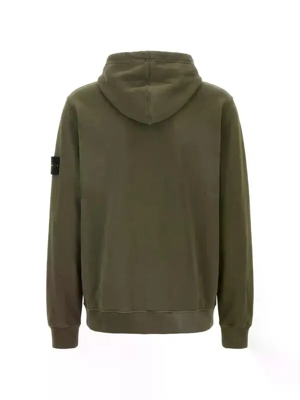 Stone Island Logo-patch Zip-up Hoodie
