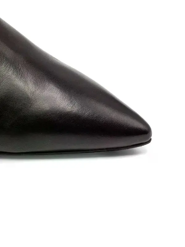 MARA BINI Tapered-toe Leather Ankle Boots