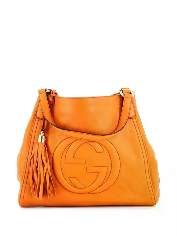 Gucci Soho Leather Medium Shoulder Bag - Orange