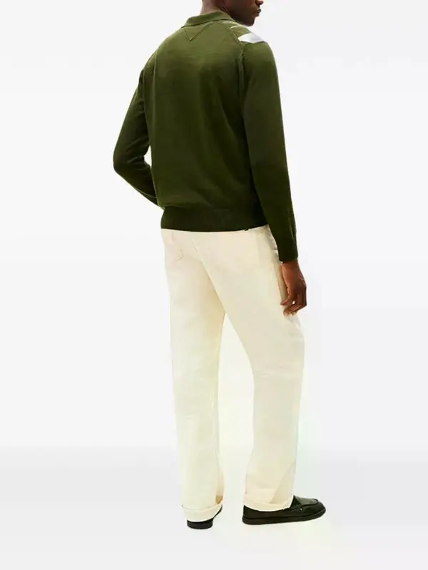 Tommy Hilfiger Argyle Long-sleeve Polo Shirt