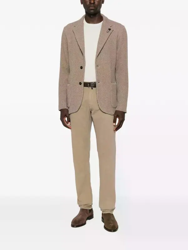 GRAN SASSO Crew-neck Long-sleeve Sweater