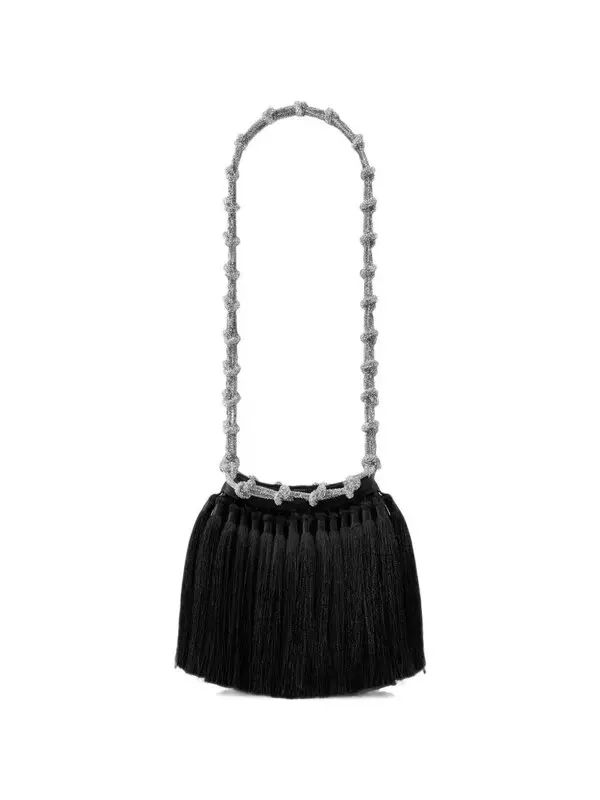 SIMONMILLER Tassel Knotty Shoulder Bag - Black