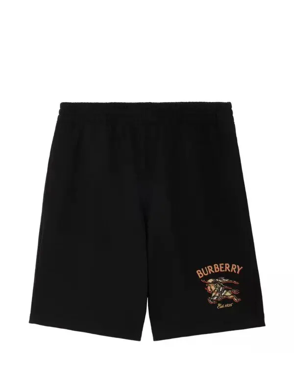 Burberry Knight Check Cotton Shorts