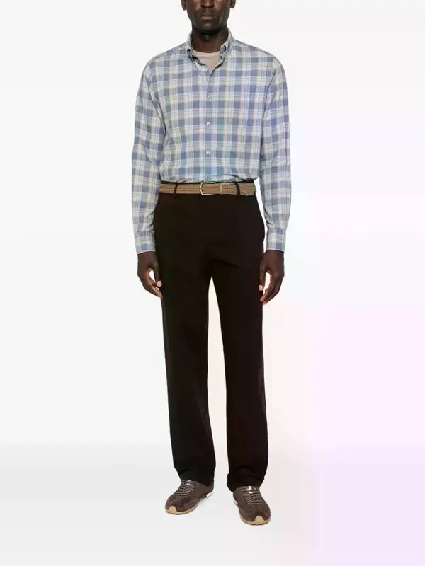 Paul & Shark Check-pattern Button-down Shirt
