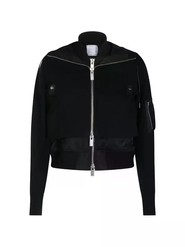 Sacai Layered-panel Hooded Jacket
