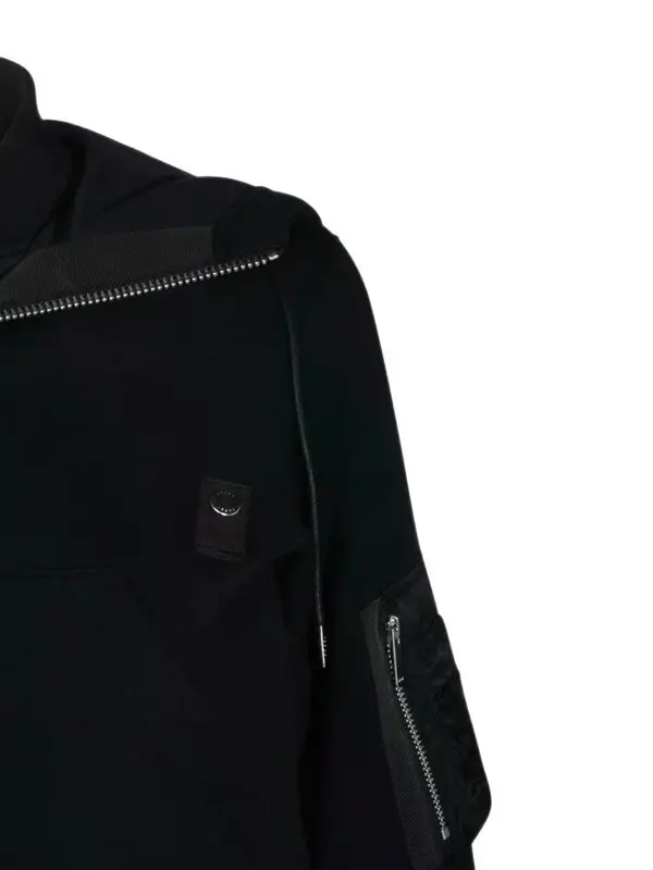 Sacai Layered-panel Hooded Jacket